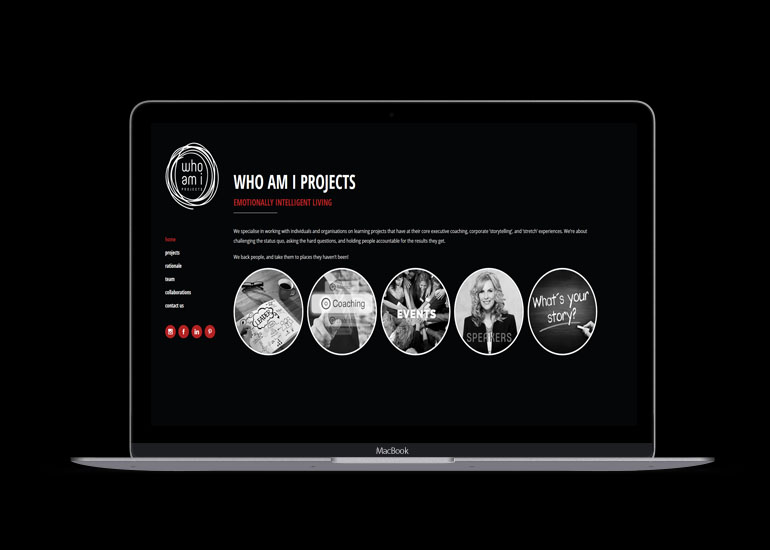 Who Am I Projects Web Design - Creative Chaos